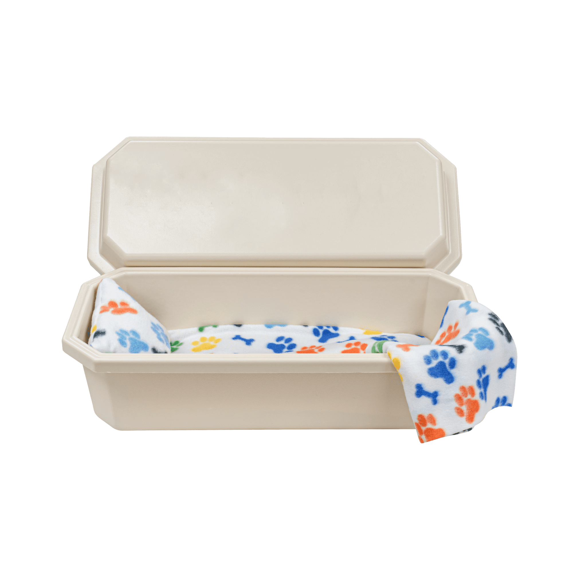 Titan Casket Standard Pet Burial Casket (Extra Large) Almond With ...