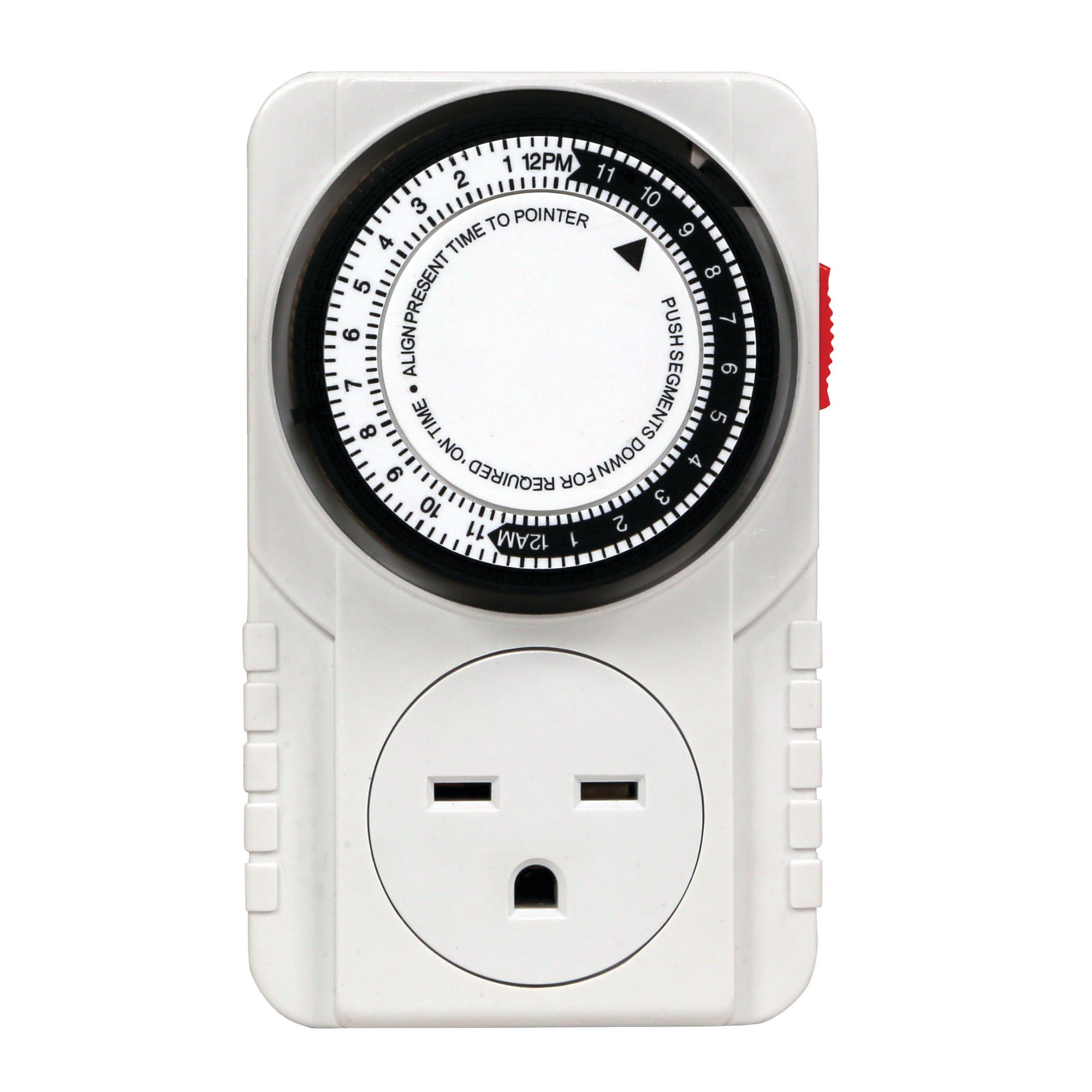 Titan Controls Apollo 10, 240 V, One Outlet 24 Hour Mechanical Timer ...