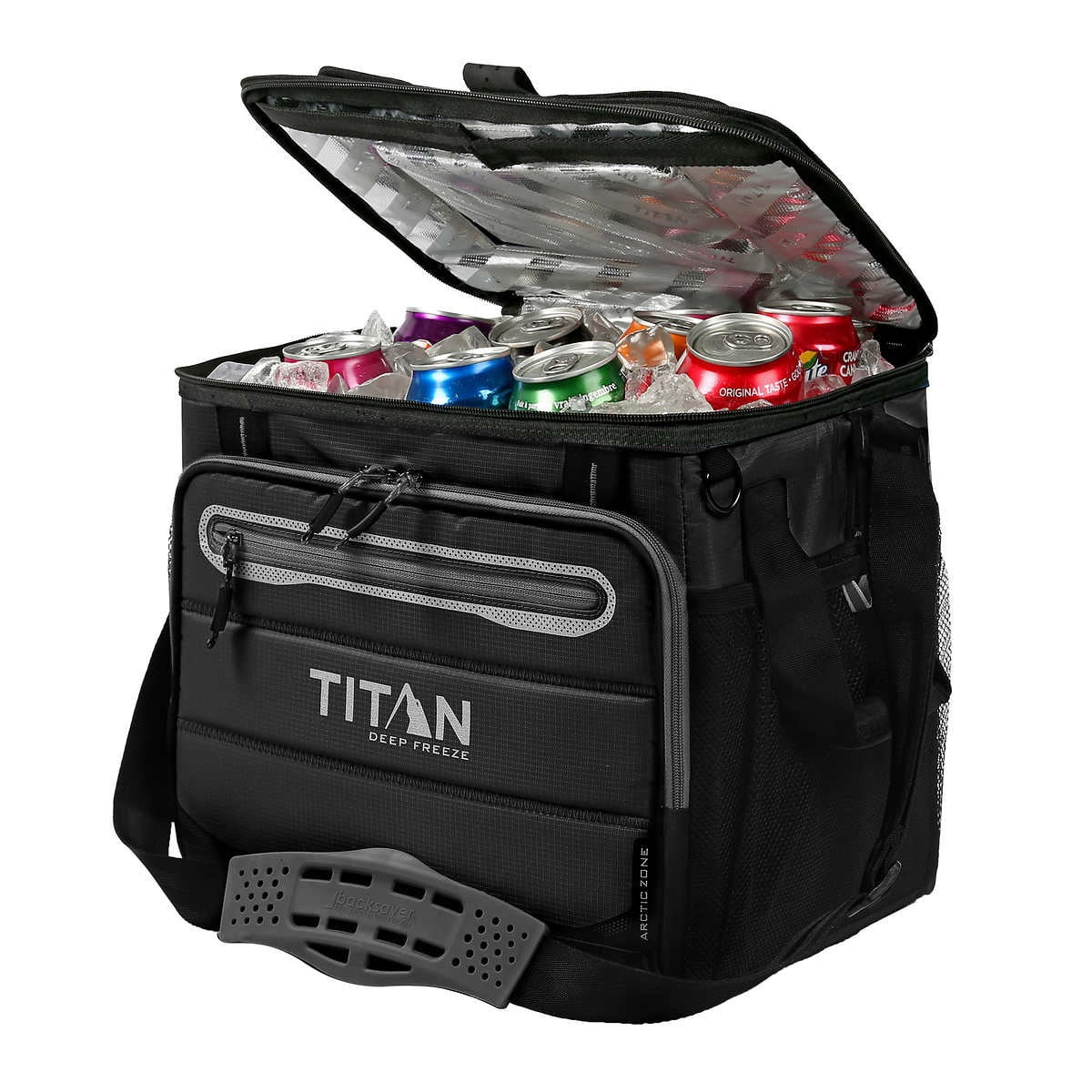 Titan Deep Freeze Black 40 Can Collapsible Cooler - Walmart.com
