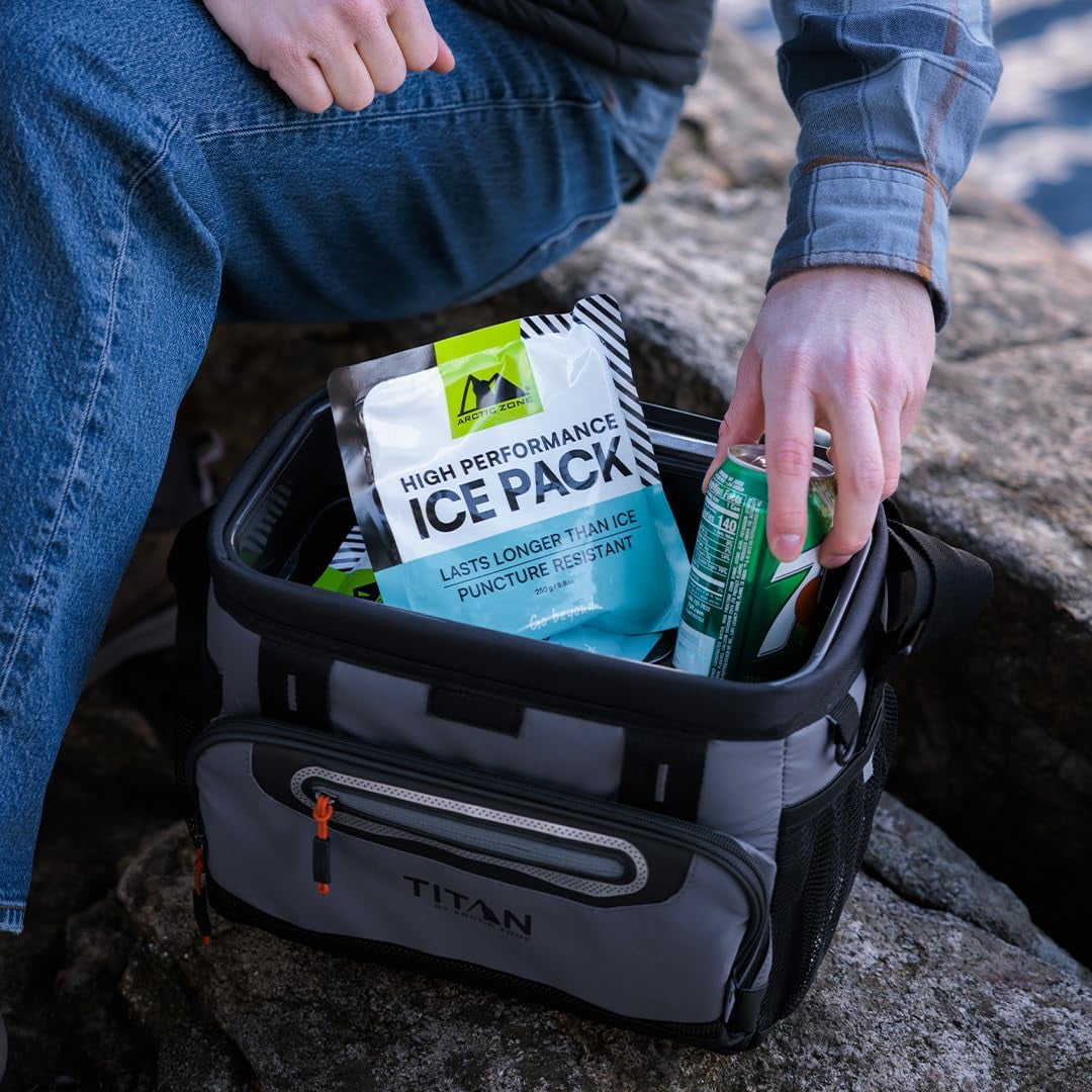 Titan Deep Freeze High Performance Ice Pack - (2 Pack) 250g - Long ...