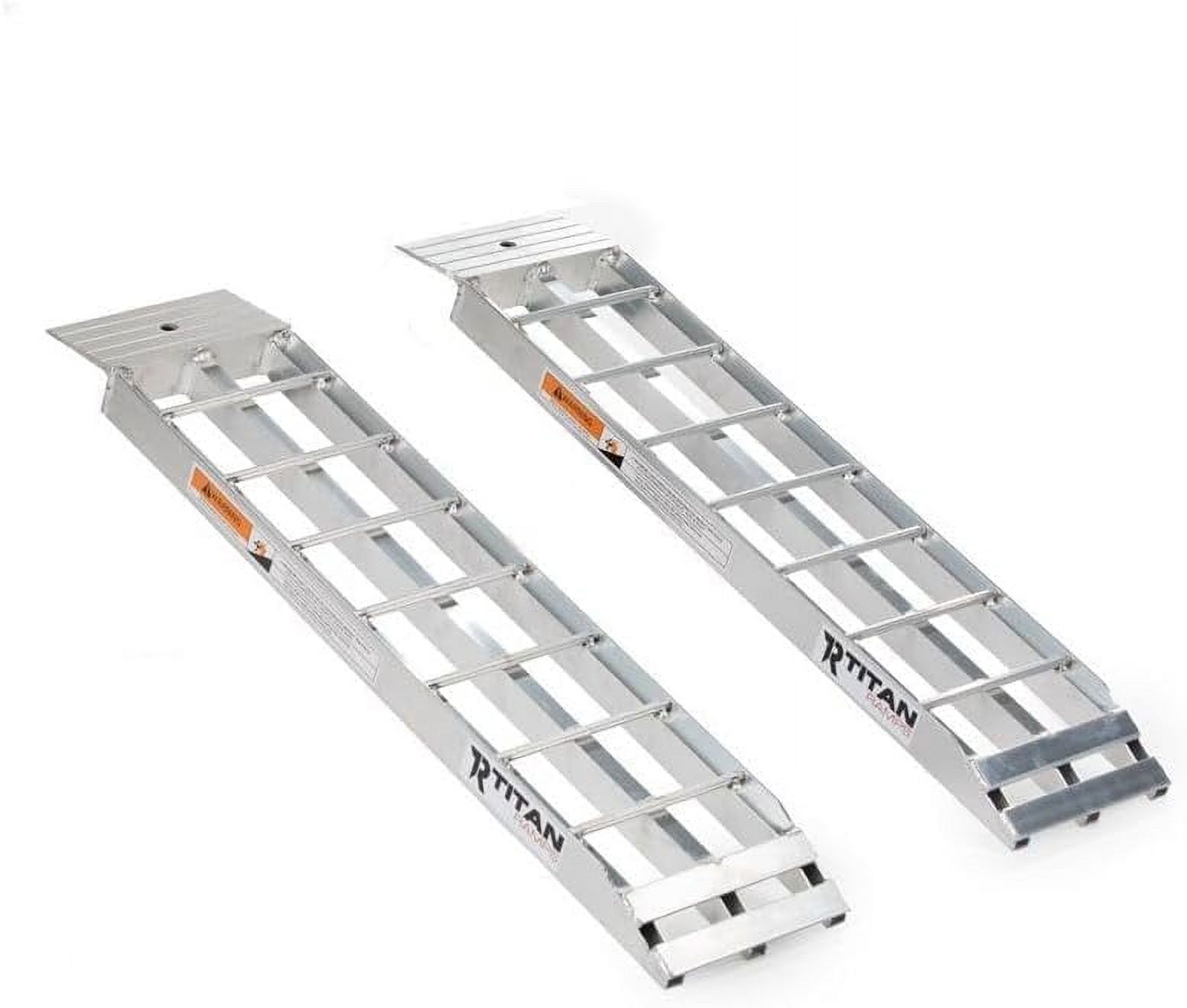 Titan Distributors Titan Ramps 36 x 8 Aluminum Dual Shed Ramps with 4 ...