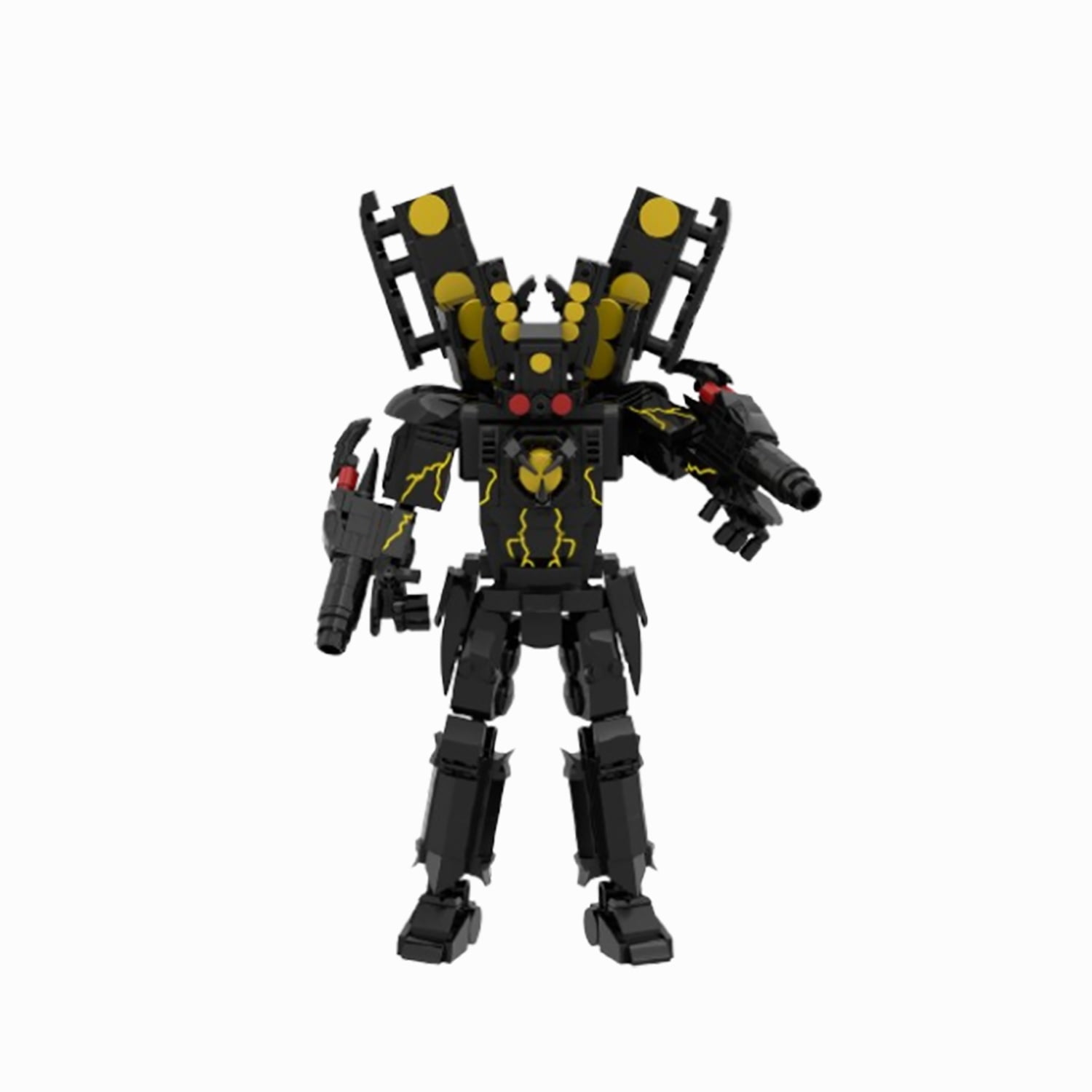 Titan Drill Dragon & Speaker Man Building Block Set – Anime-Inspired ...
