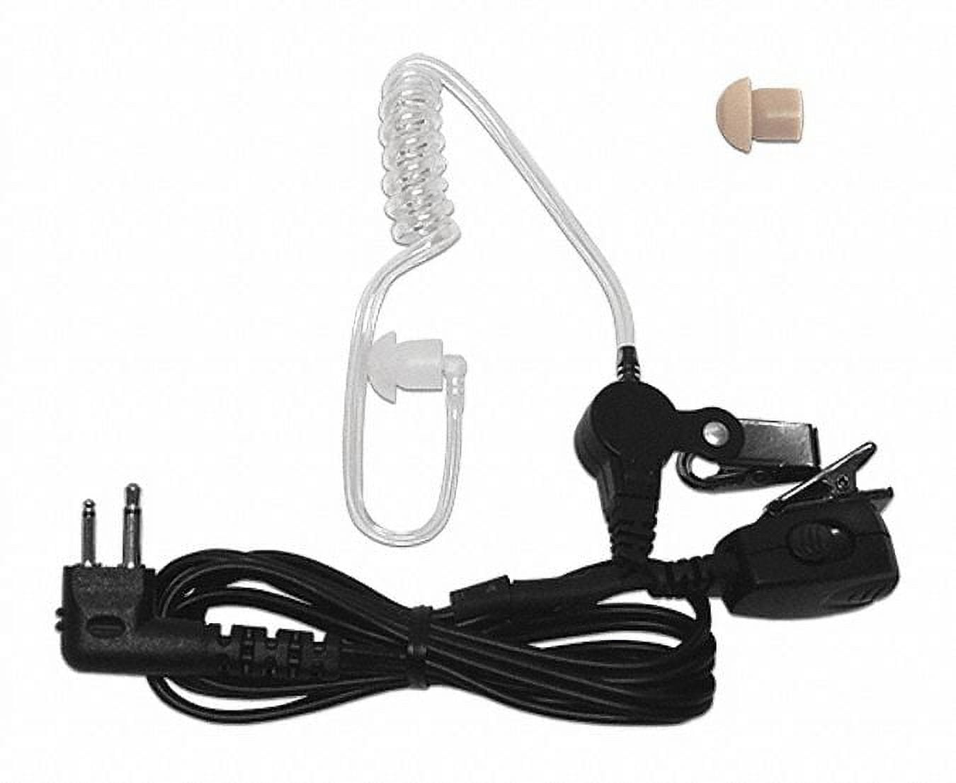 Titan Ear Loop Earpiece,Two Pin Connector,Blk JD-V1603 - Walmart.com