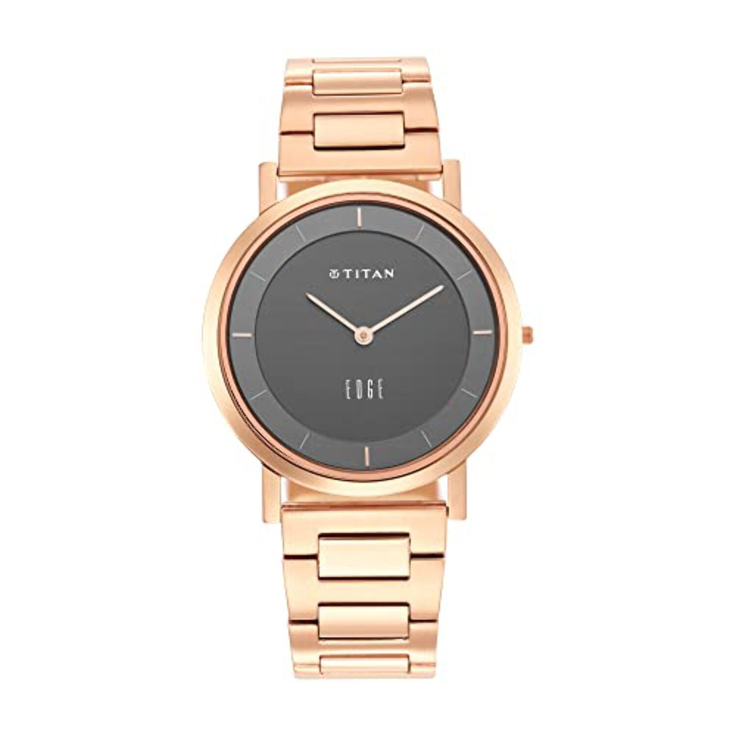 Titan Edge Metal Analog White Dial Men's Watch-1595WM01 - Walmart.com