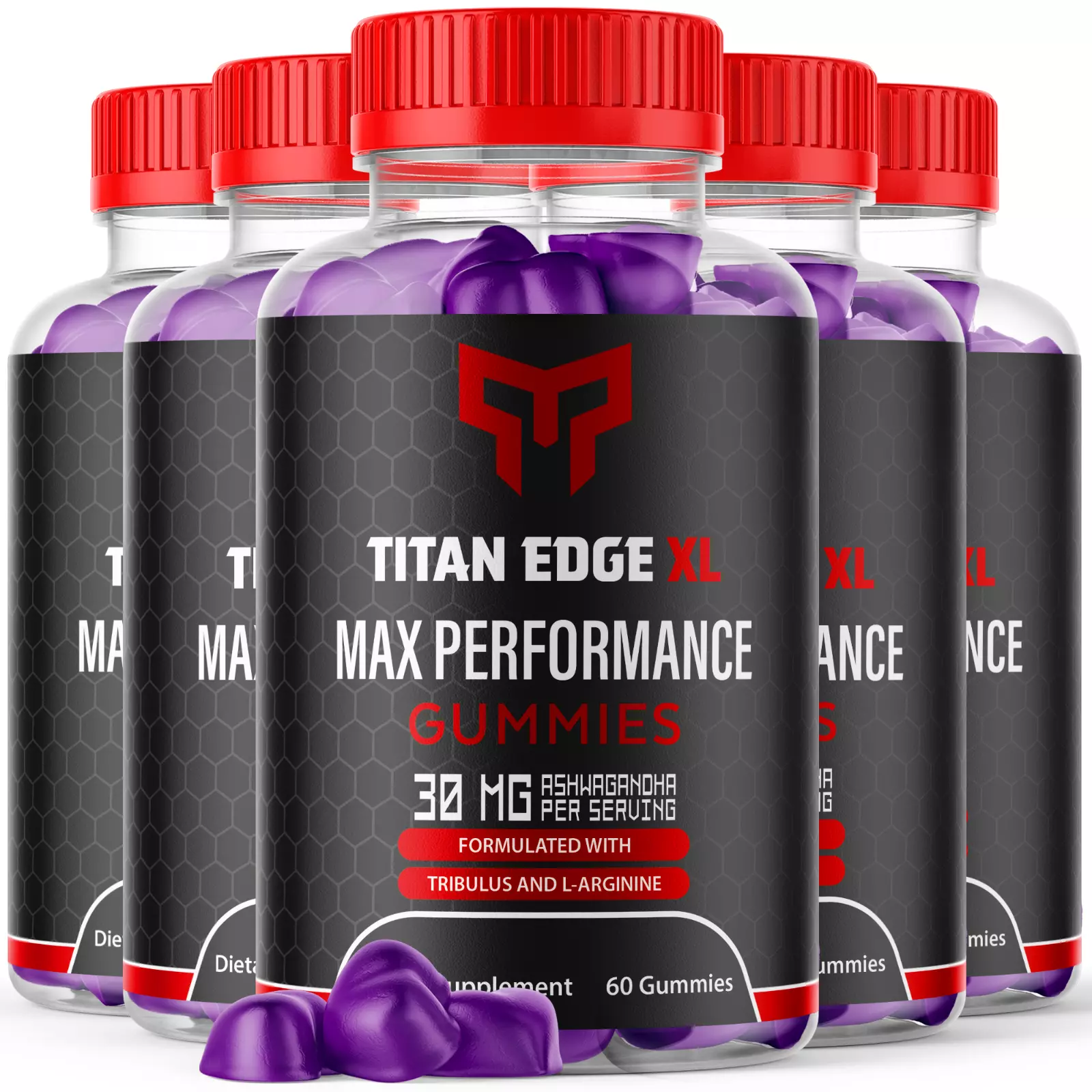 Titan Edge XL for Men Advanced Formula Supplement with Premium Ingredients 300 Gummies - Walmart.com