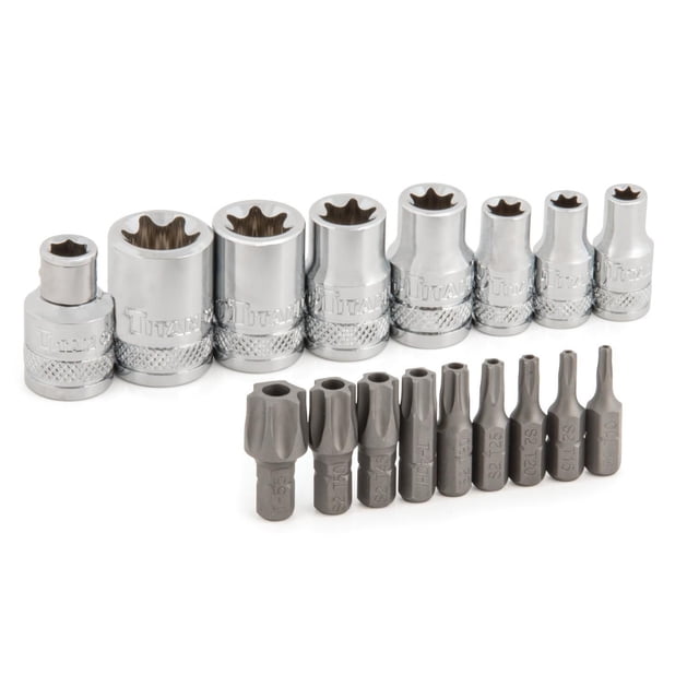 Titan External Torx Socket and Bit Set, 17-Pc., Model# 16160 - Walmart.com