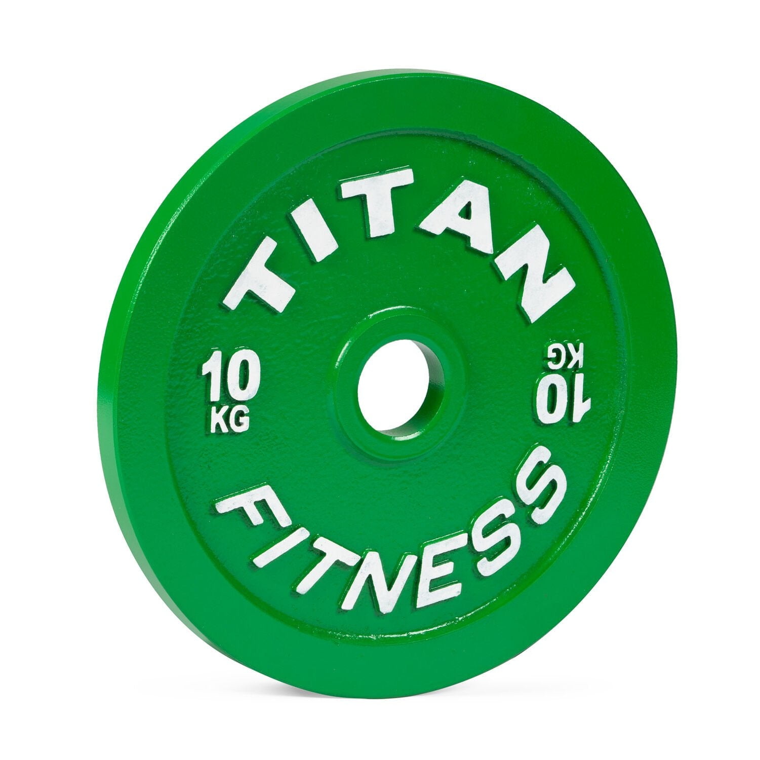 Titan Fitness 10 KG Olympic Calibrated Steel Powerlifting Plate ...