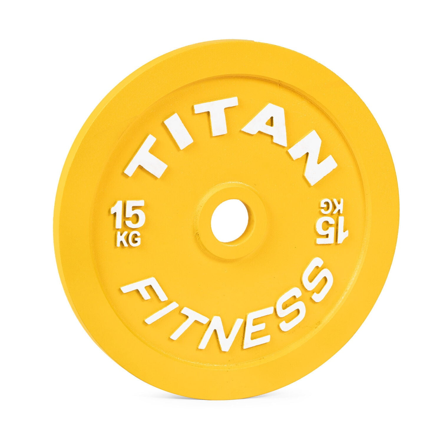 Titan Fitness 15 KG Olympic Calibrated Steel Powerlifting Plate ...