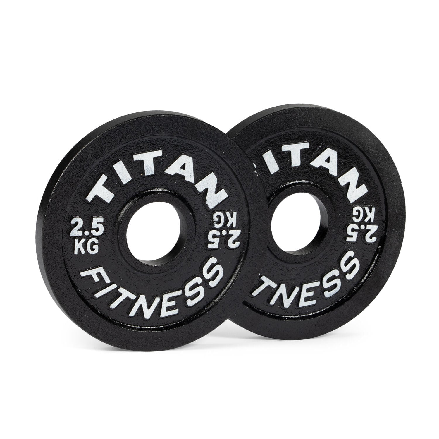 Titan Fitness 2.5 KG Olympic Calibrated Steel Powerlifting Plates ...