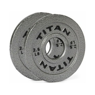 Athletic Works 2.5lb Black Cast Iron Standard Weight Plate, Single ...