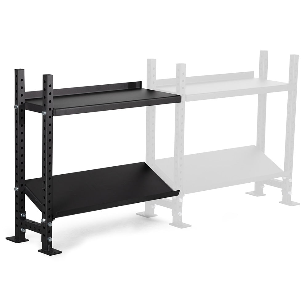 Titan Fitness 2-Tier Add-On Elite Series Mass Storage System, 45.5" x ...