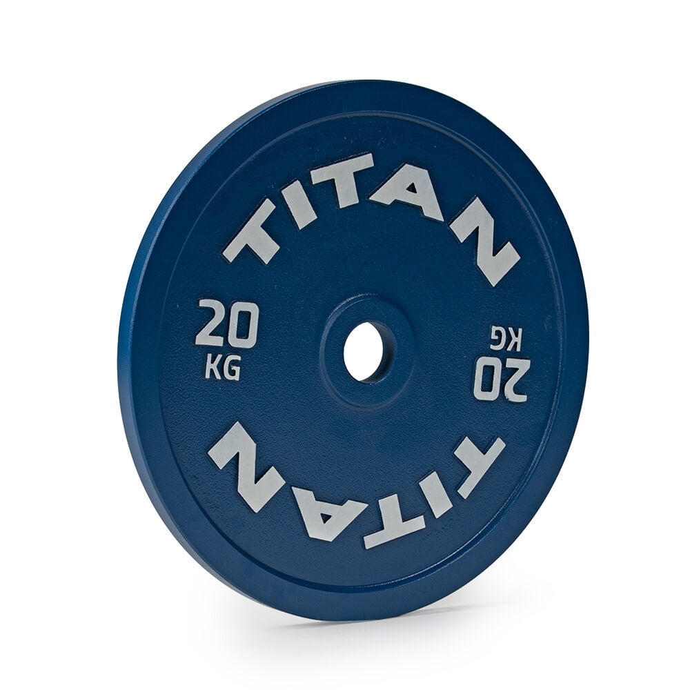 Titan Fitness 20 KG Olympic Calibrated Steel Powerlifting Plate ...