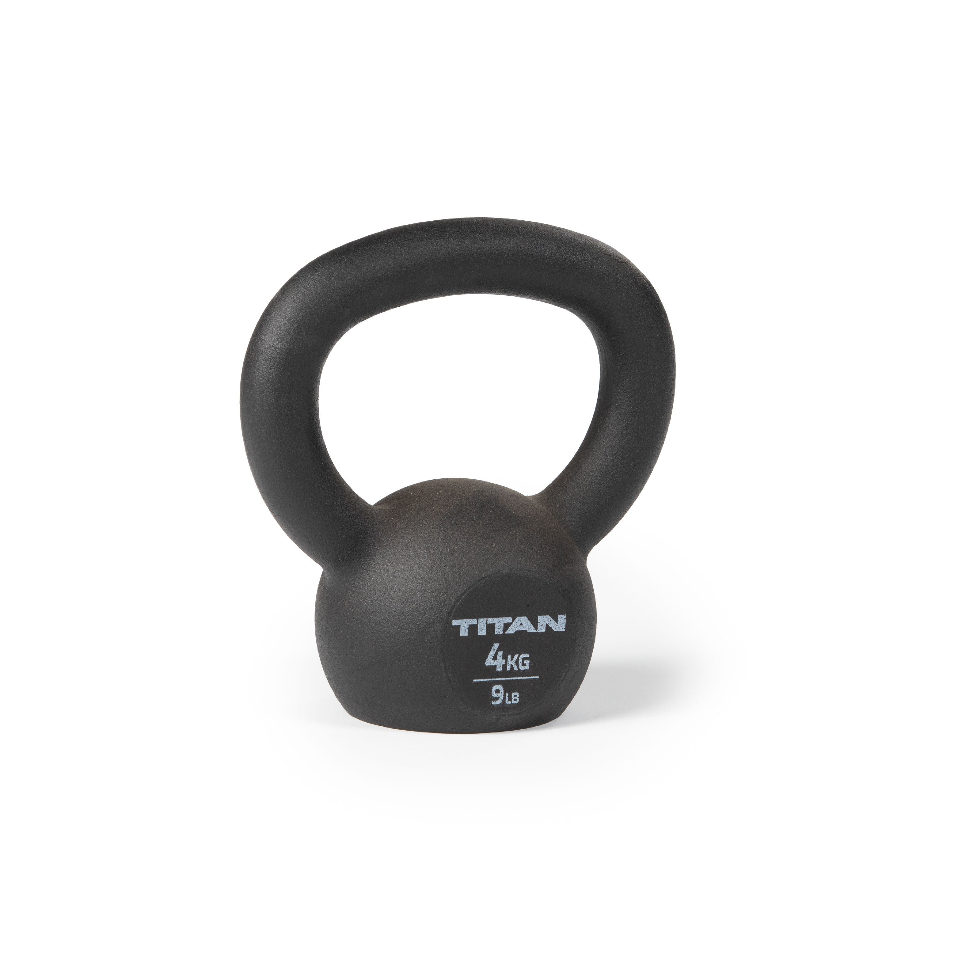 Titan Fitness Cast Iron Kettlebell Single Piece Casting, 44 kg ...