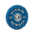 Titan Fitness 45 LB EZ-Grip Urethane Olympic Weight Plate, Single Blue ...