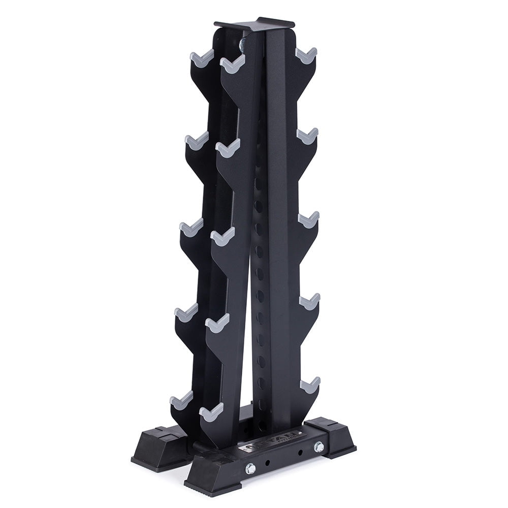 Titan Fitness 5 Pair Vertical Dumbbell Rack, Tower or A-Frame ...