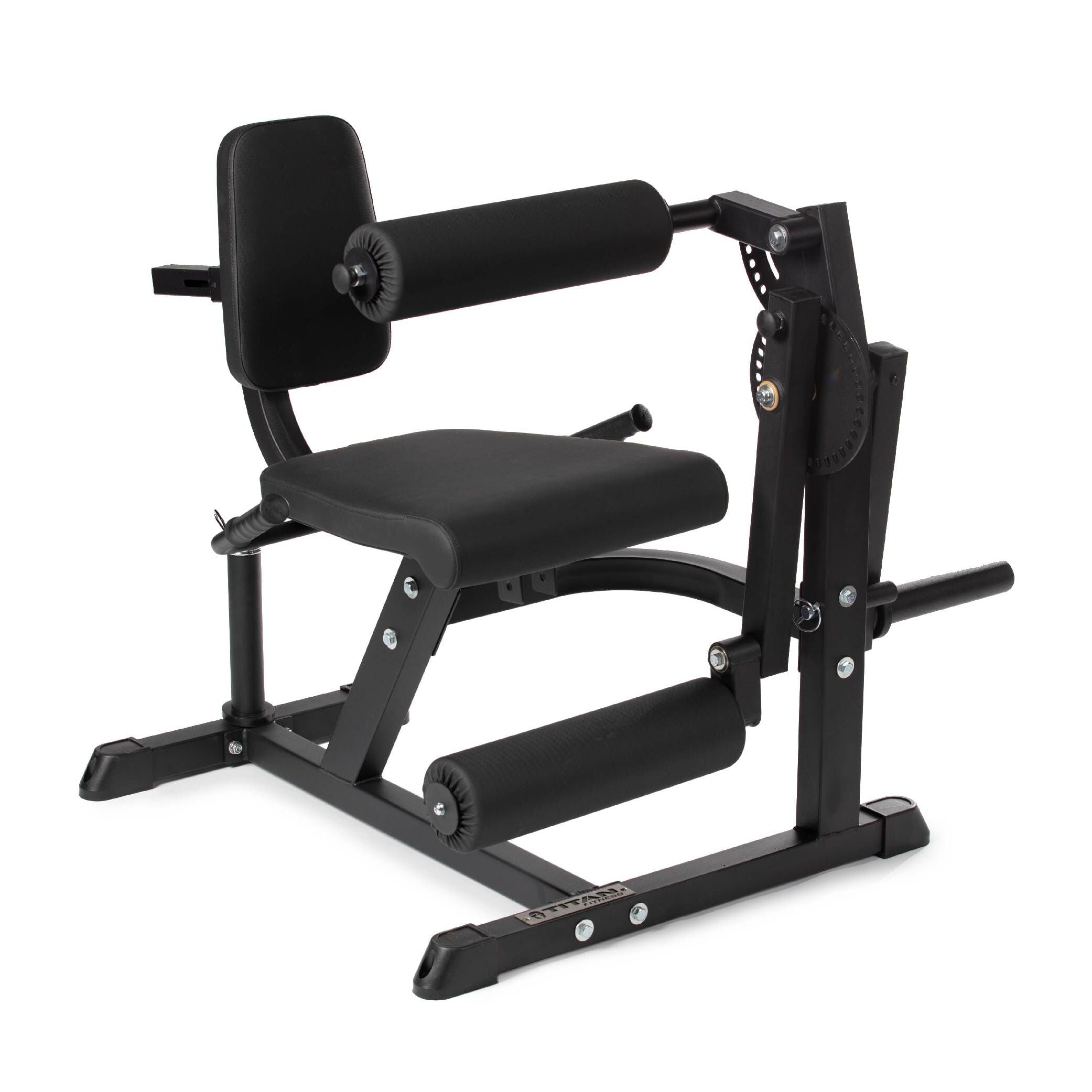 Titan Fitness Adjustable Leg Extension/Curl Machine, Lower Body, Rated ...
