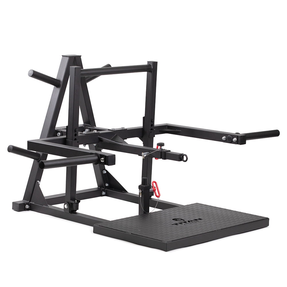 Titan Fitness Belt Squat Machine, Rated 1,000 LB, Plate-Loaded Leg ...
