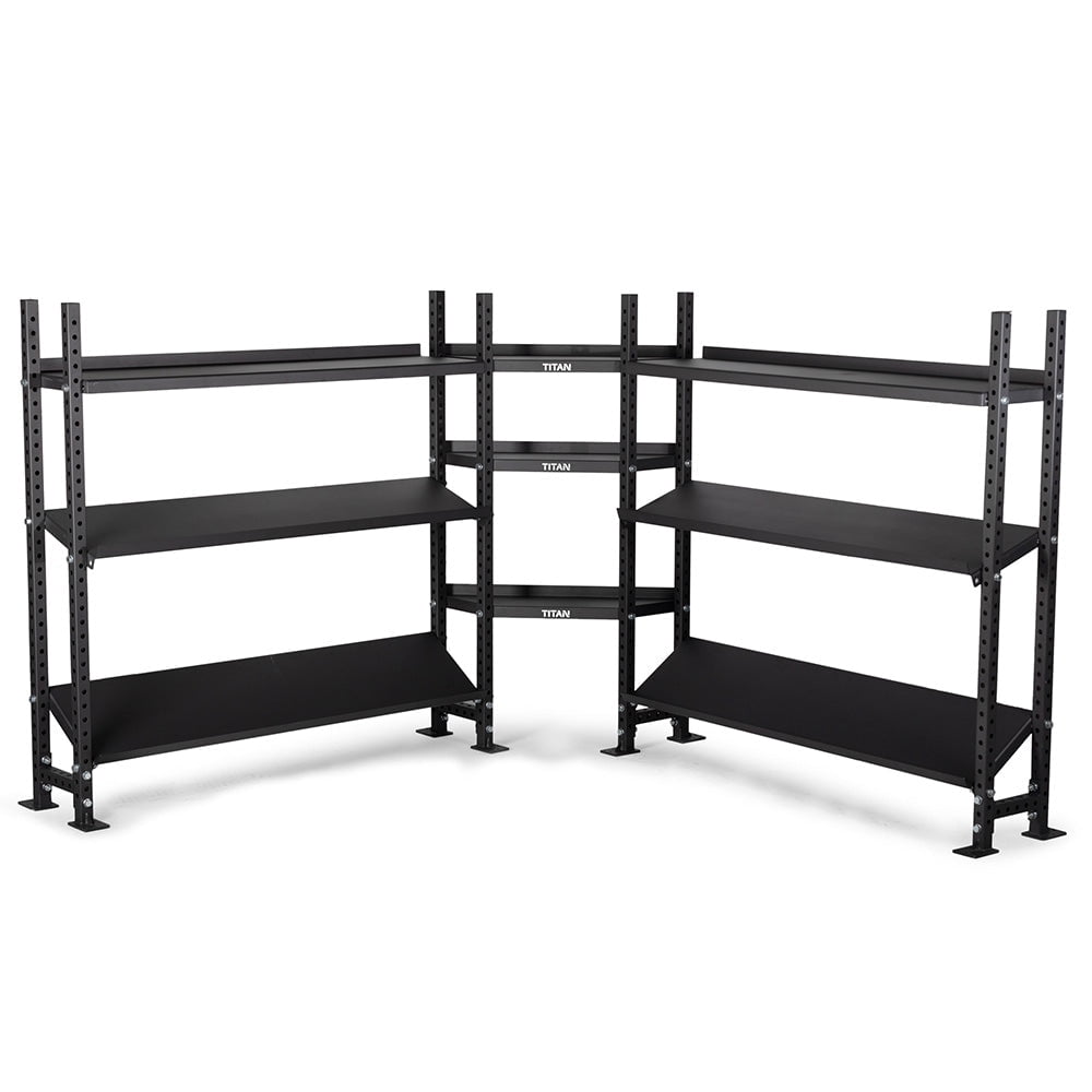 Titan Fitness Elite Series 3-Tier Mass Storage System with 70 ...