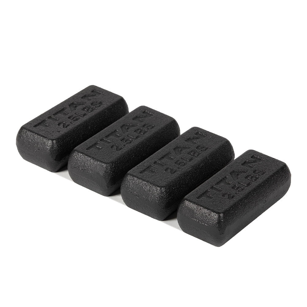 Titan Fitness 2.5 LB Iron Vest Weights, 4 Plates Set, Elite Series ...