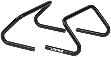 Titan Fitness Parallettes Dip Stand Station, Upper Body Stabilizer ...