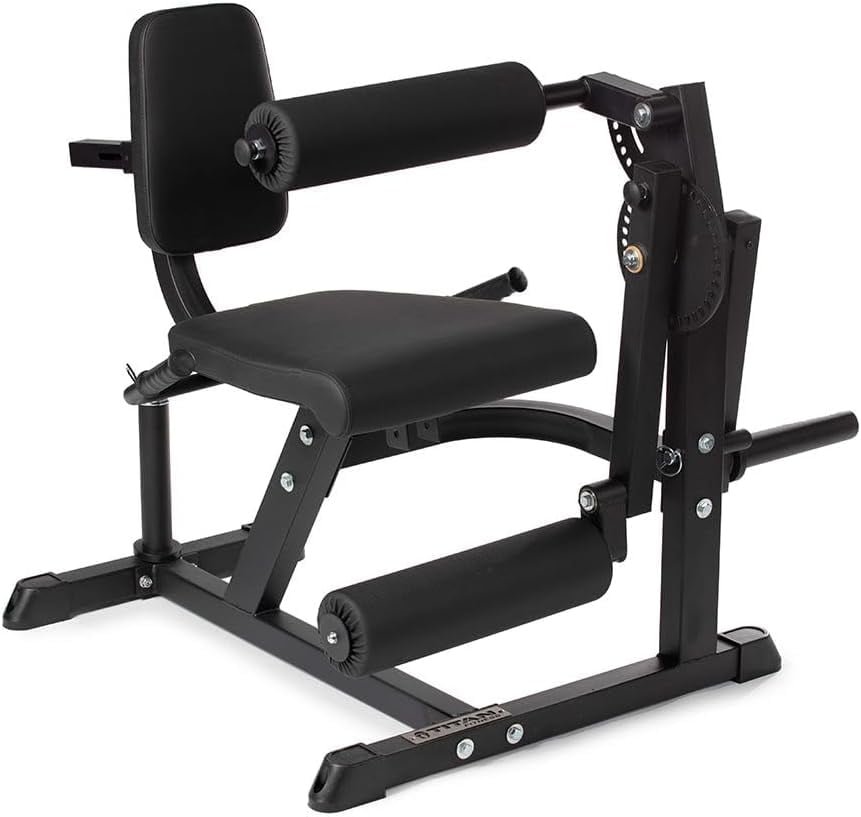 Titan Fitness Plate Loaded Adjustable Leg Extension and Curl Machine ...