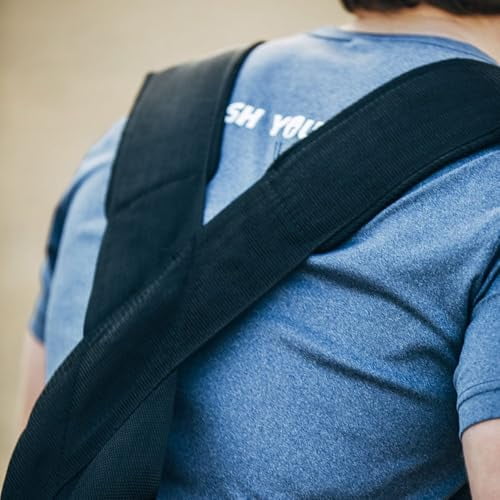 Titan Fitness Power Speed Sled with Deluxe Harness, Rated 150 LB, Push ...