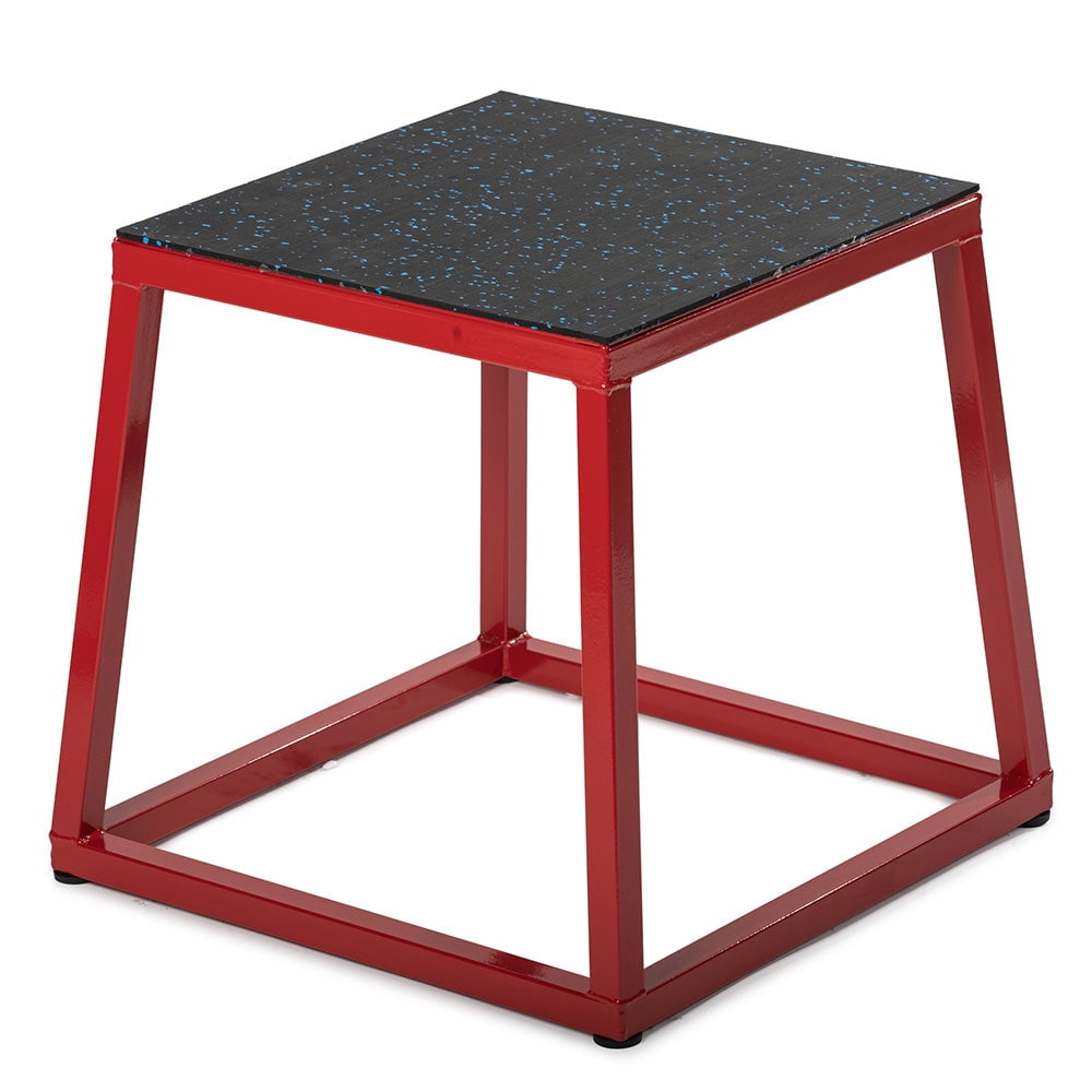 Titan Fitness Pro-Duty Steel 18" Plyometric Box Set, Anti-Slip Plyo Box ...