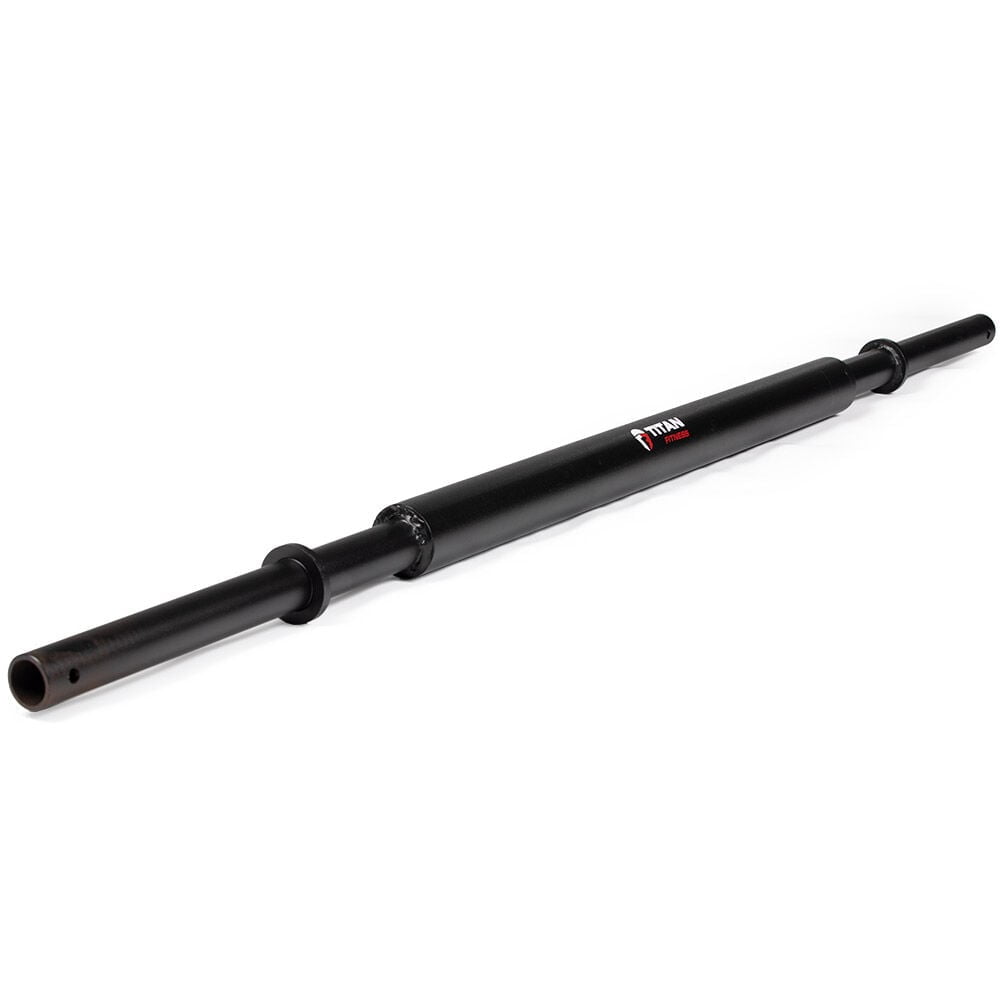 Titan Fitness Round Grip String Bar, Fat Grip 3" Strength Training, 47 ...