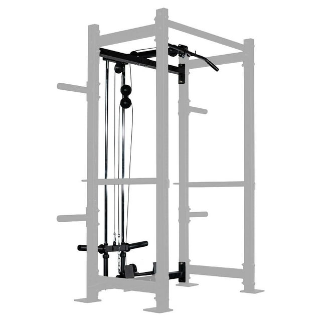 Titan Fitness Short Plate Loaded Lat Tower Rack Attachment Compatible ...
