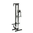 Titan Fitness Adjustable Short Wall Mounted Pulley Tower, 350 LB Rated ...