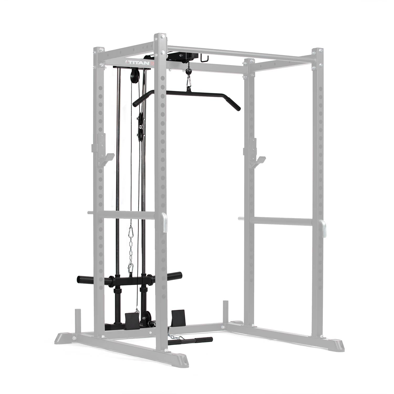 Titan Fitness T-2 Series Lat Tower Power Rack Attachment, 71", Black ...
