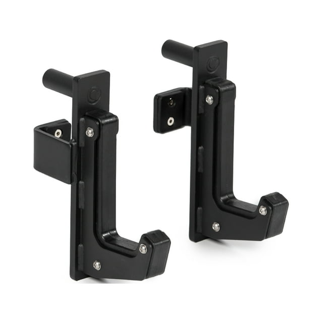 Titan Fitness T-2 Series Sandwich J-Hooks, UHMW Plastic, J-Hook Style ...