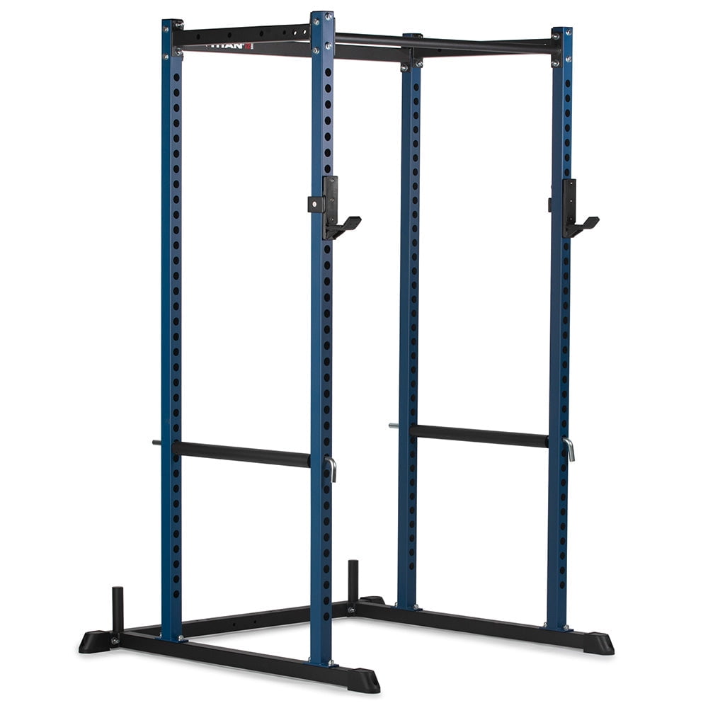 Titan Fitness T-2 Series Tall 83" Navy Power Rack, 850 LB Rackable ...