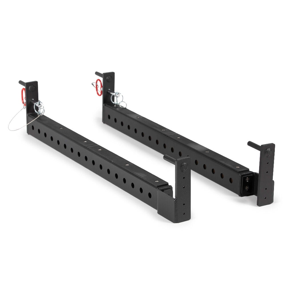 Titan Fitness T-3 Series 36” Flip-Down Safety Bars for T-3 Series Power ...