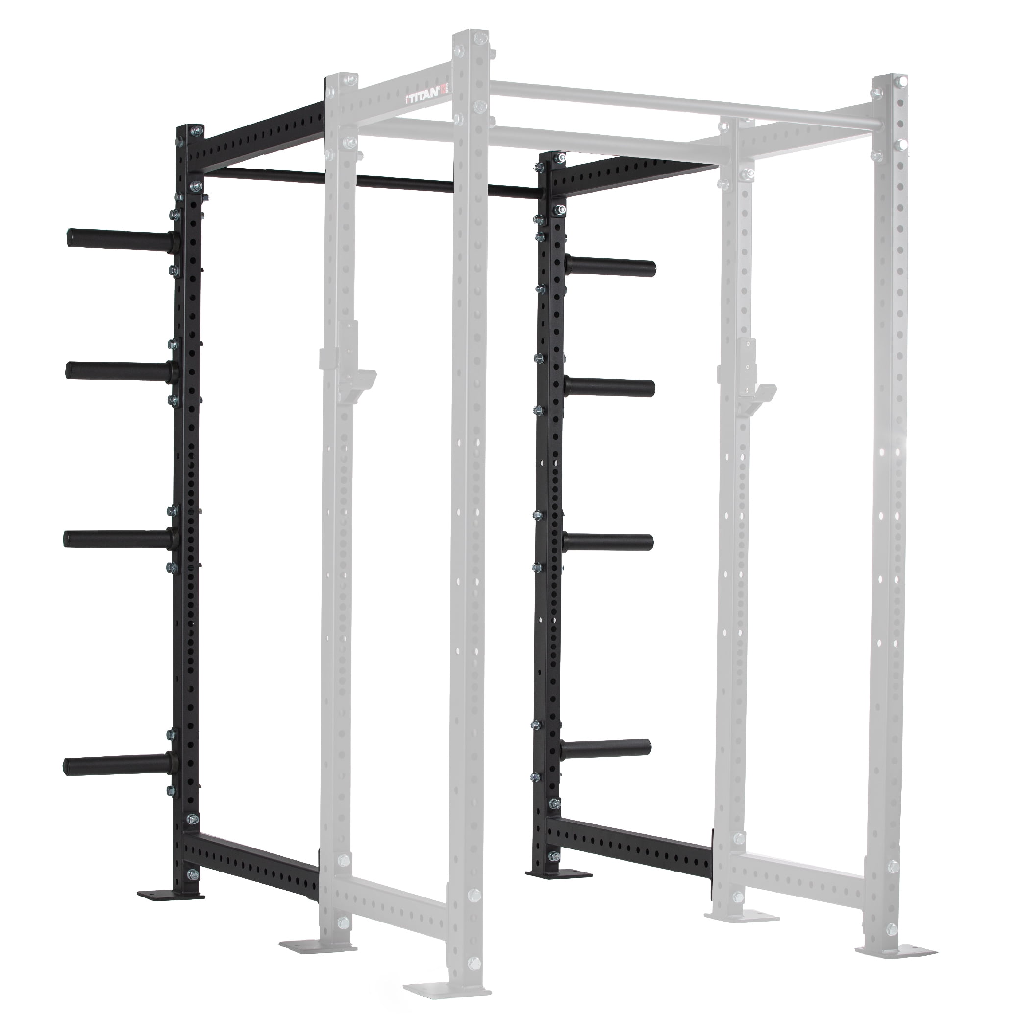 Titan Fitness T-3 Series Black Tall 24in Depth Power Rack Extension Kit ...