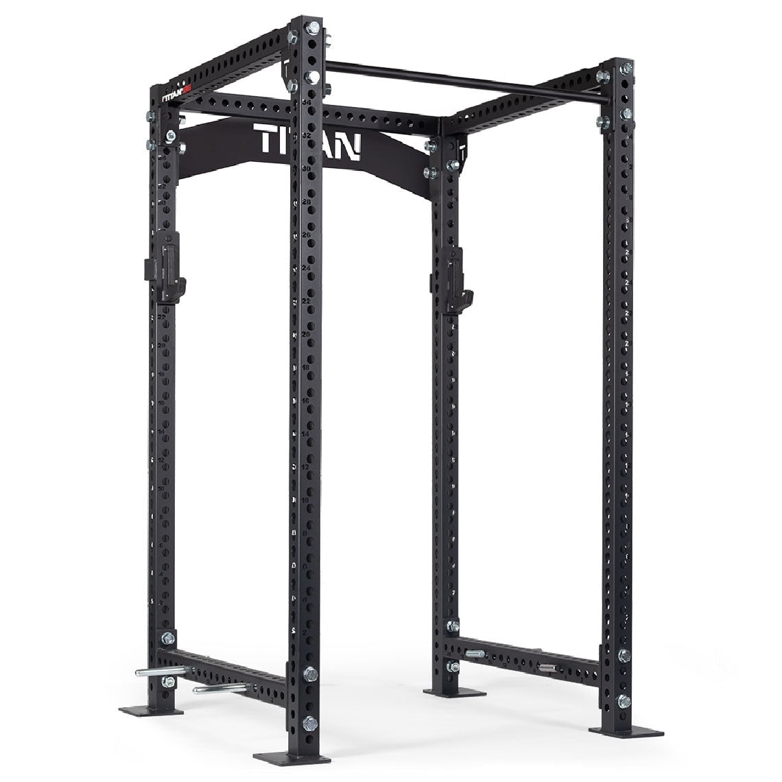 Titan Fitness TITAN Series 90" Black Bolt-Down Power Rack, 36" Depth ...