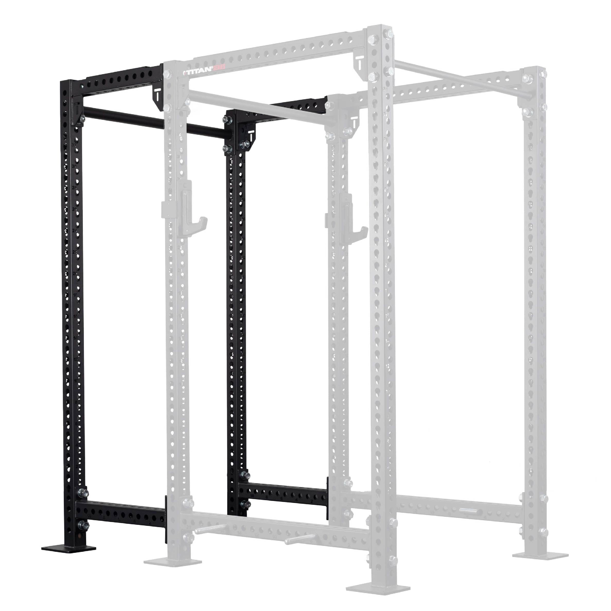 Titan Fitness TITAN Series 90" Bolt-Down Black 24" Power Rack Extension ...
