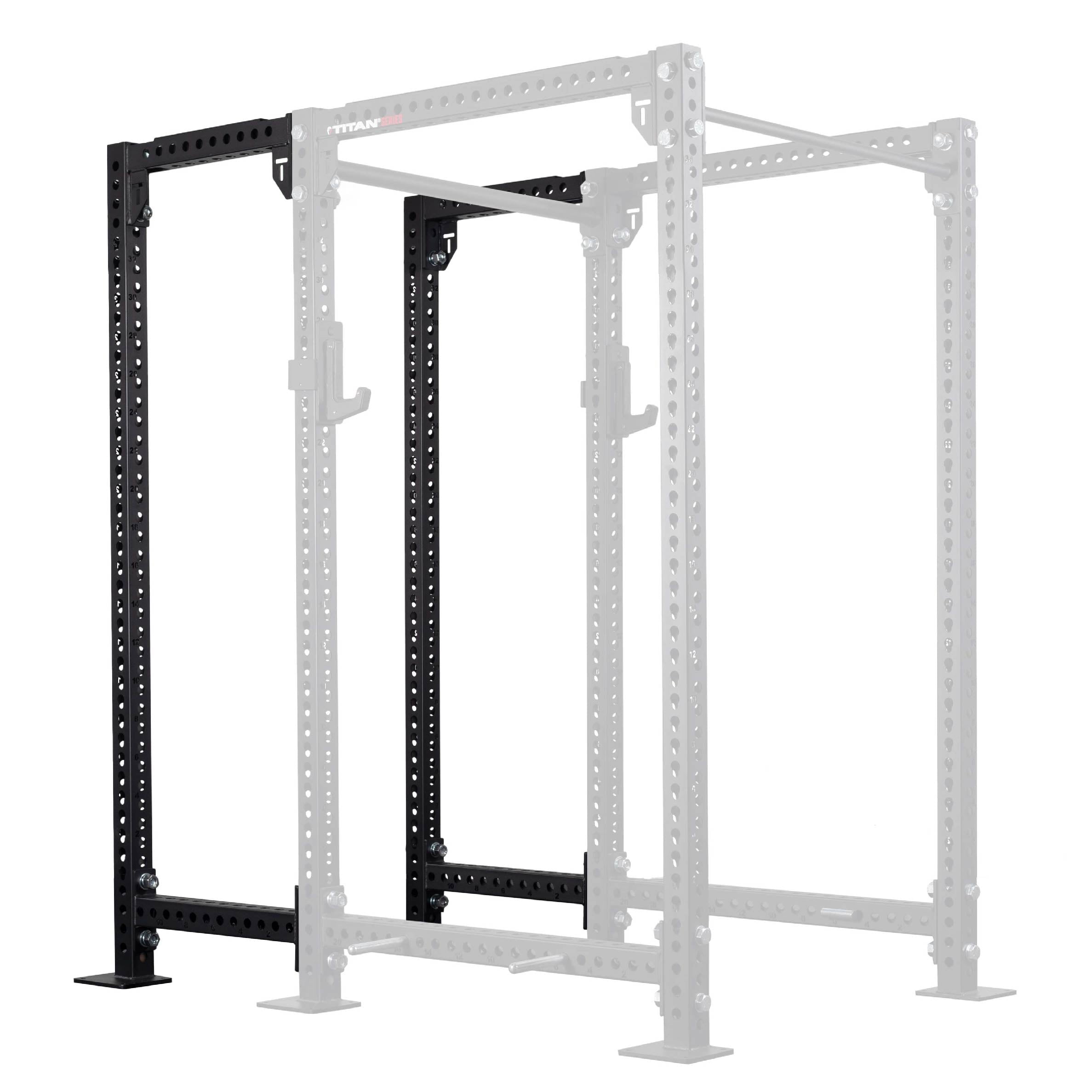 Titan Fitness TITAN Series 90" Bolt-Down Black 24" Power Rack Extension ...