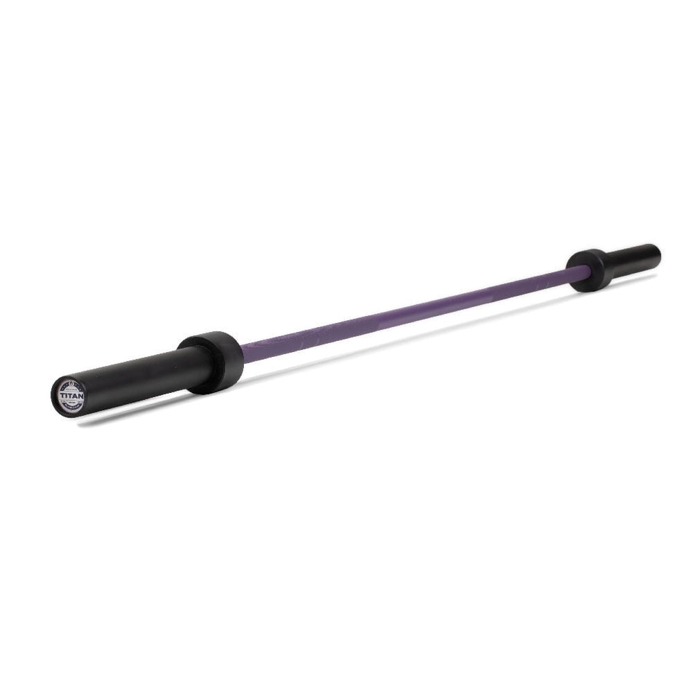 Titan Fitness Women’s Purple Cerakote 15 KG 25MM Titan Series Barbell ...