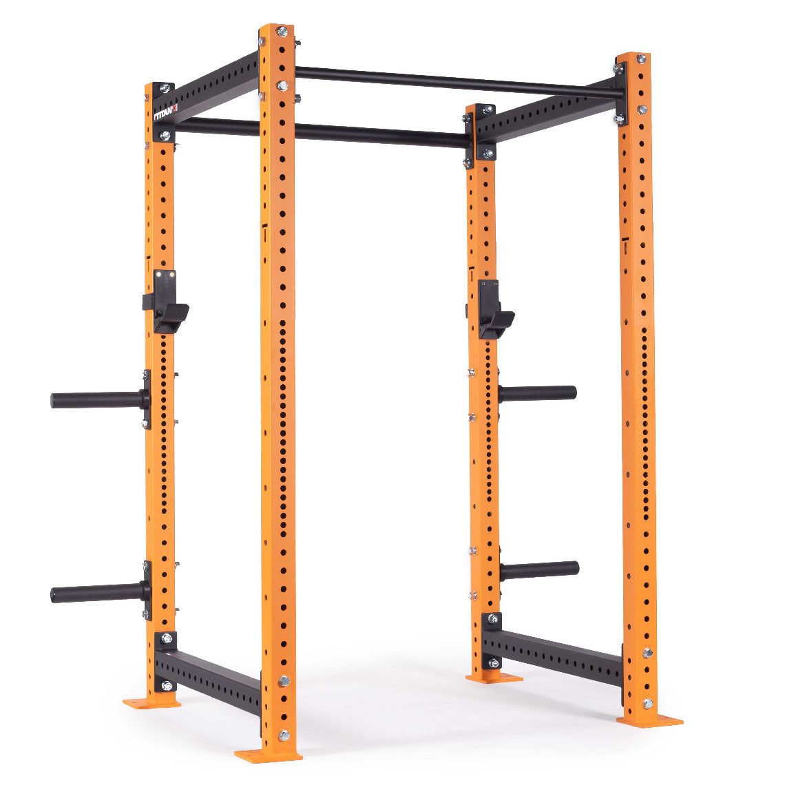 Titan Fitness X-3 Series 80" Orange Bolt-Down Power Rack, 36" Depth ...