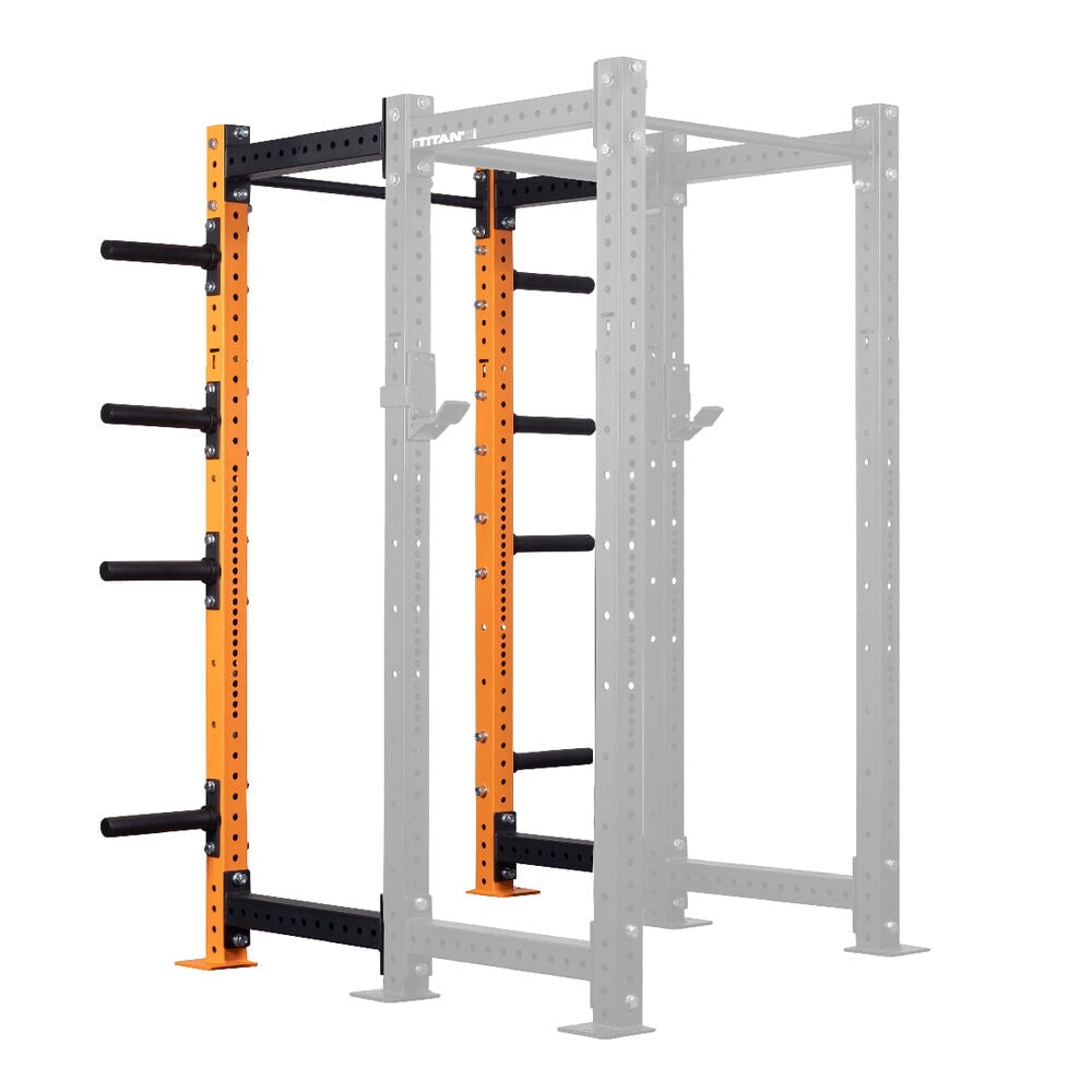 Titan Fitness X-3 Series 80" Orange Bolt-Down Power Rack Extension Kit ...