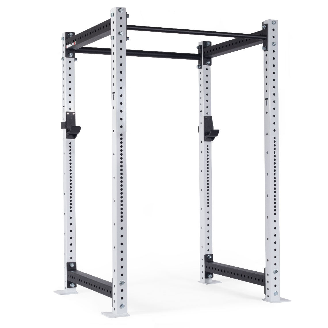 Titan Fitness X-3 Series 80" White Bolt-Down Power Rack, 36" Depth ...