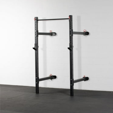 Titan Fitness T-3 Series 82-inch Wall Mounted Folding Power Rack, Space ...