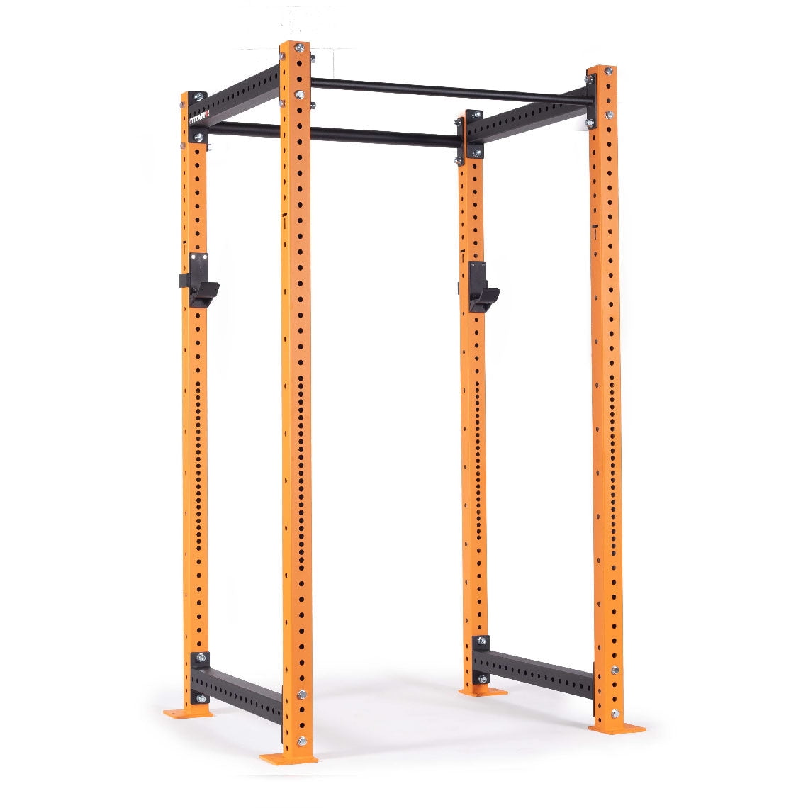 Titan Fitness X-3 Series 90" Orange Bolt-Down Power Rack, 36" Depth ...