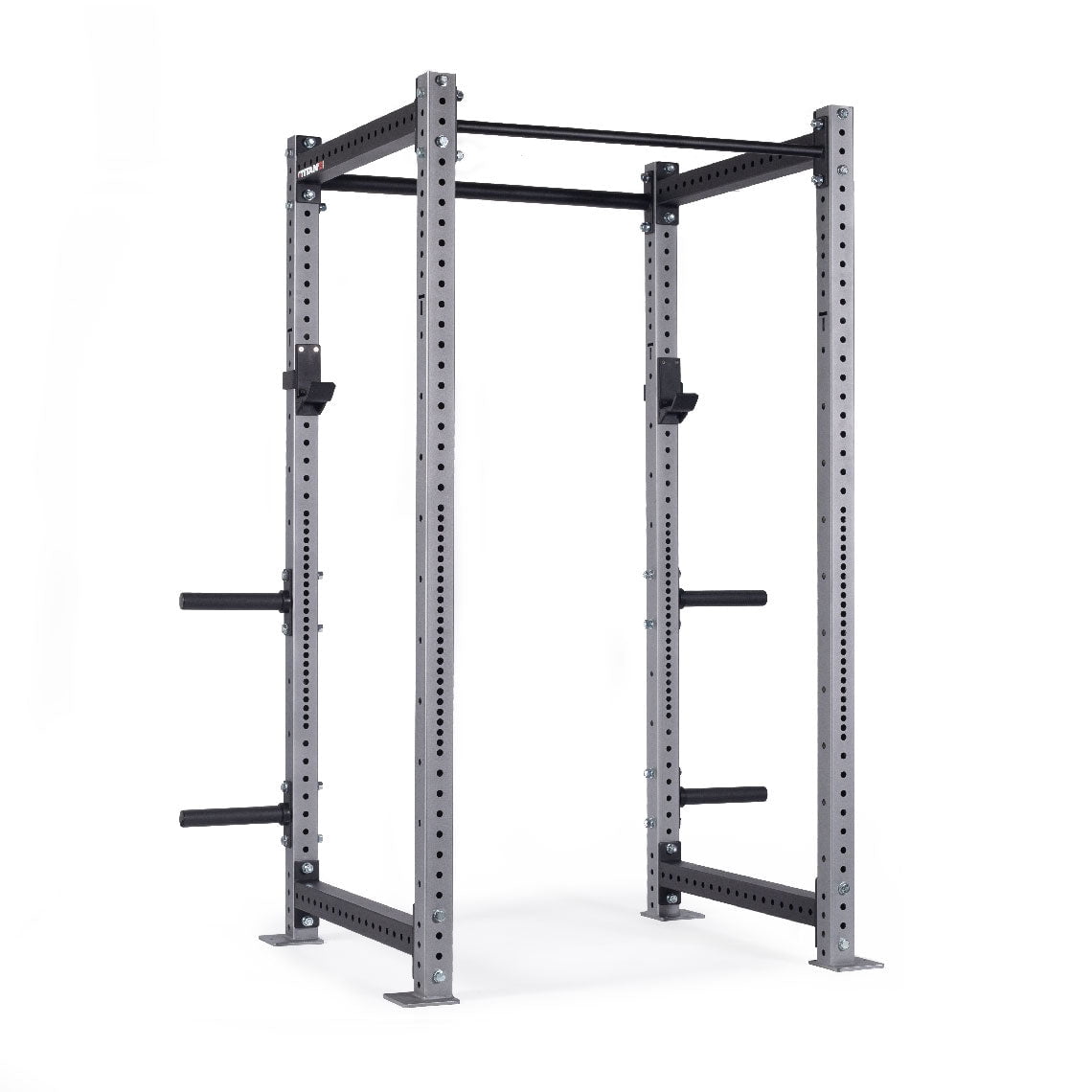 Titan Fitness X-3 Series 90" Silver Bolt-Down Power Rack, 36" Depth ...