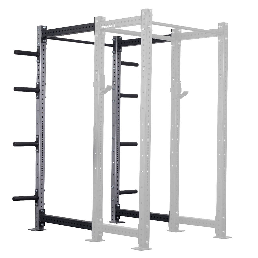 Titan Fitness X-3 Series 90" Silver Bolt-Down Power Rack Extension Kit ...
