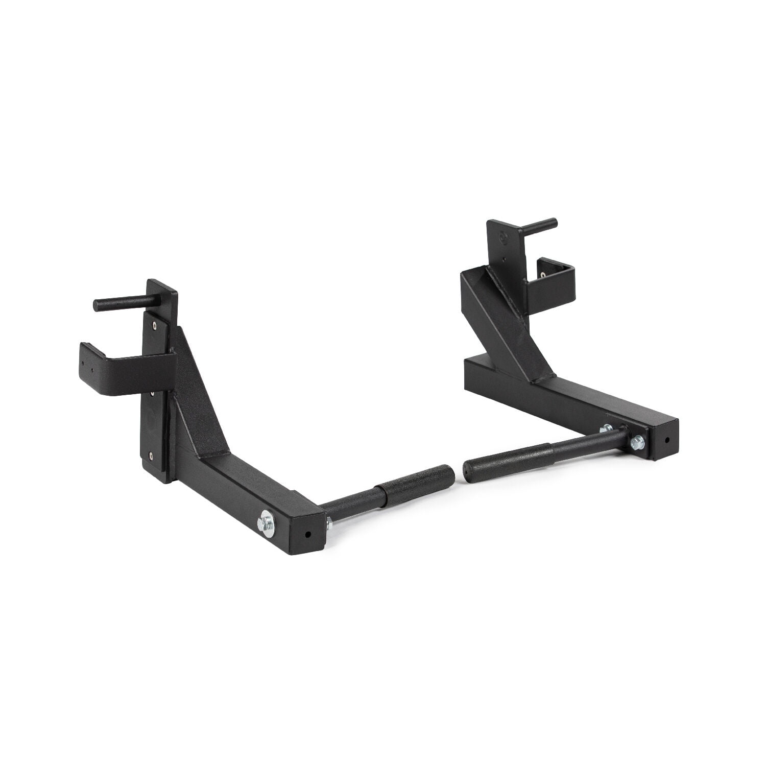 Titan Fitness X-3 Series Dip Bars, J-Hook Style Rack Mounted Dip ...