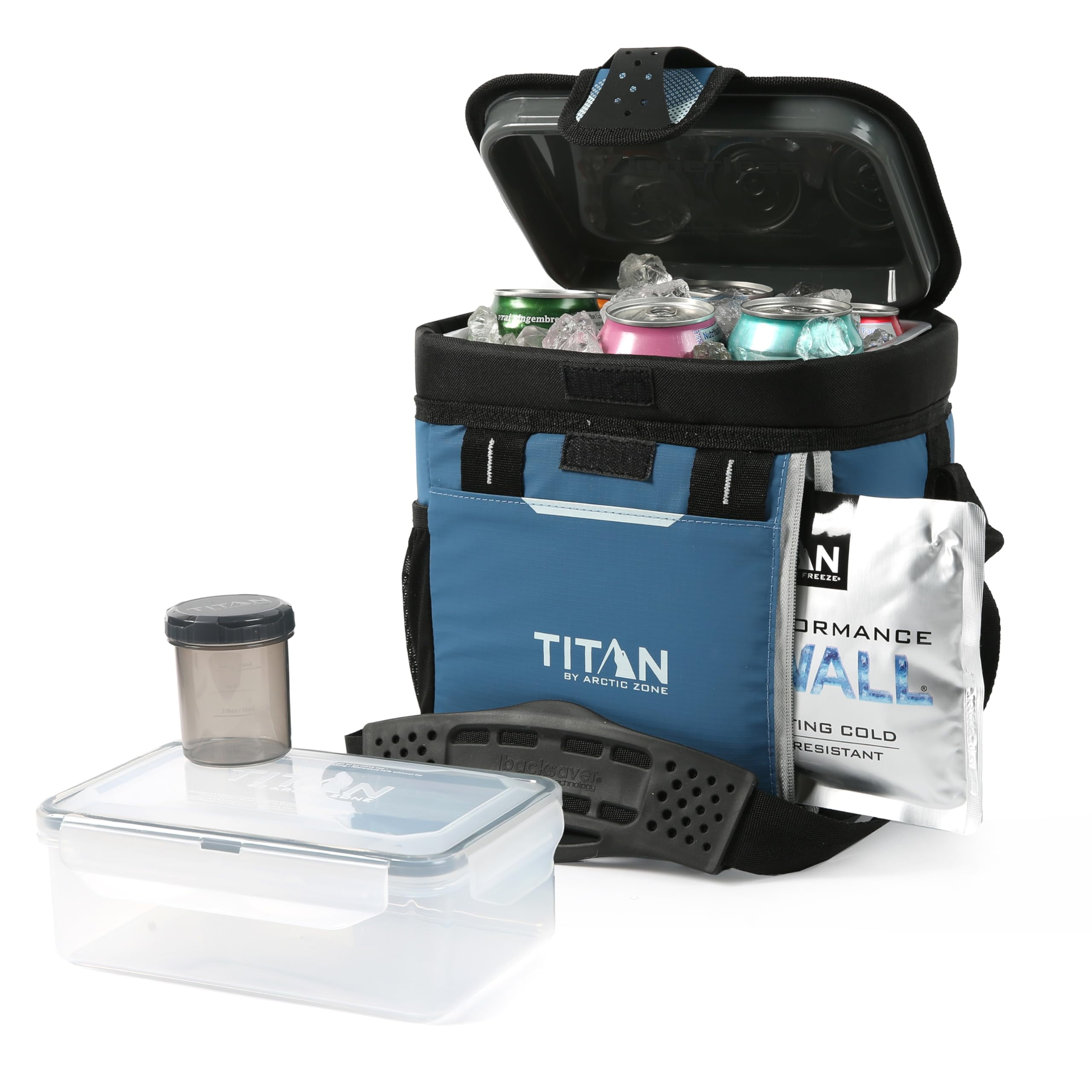Titan Fridge Cold Zipperless Insulated Lunch Box - With Reusable Gel ...