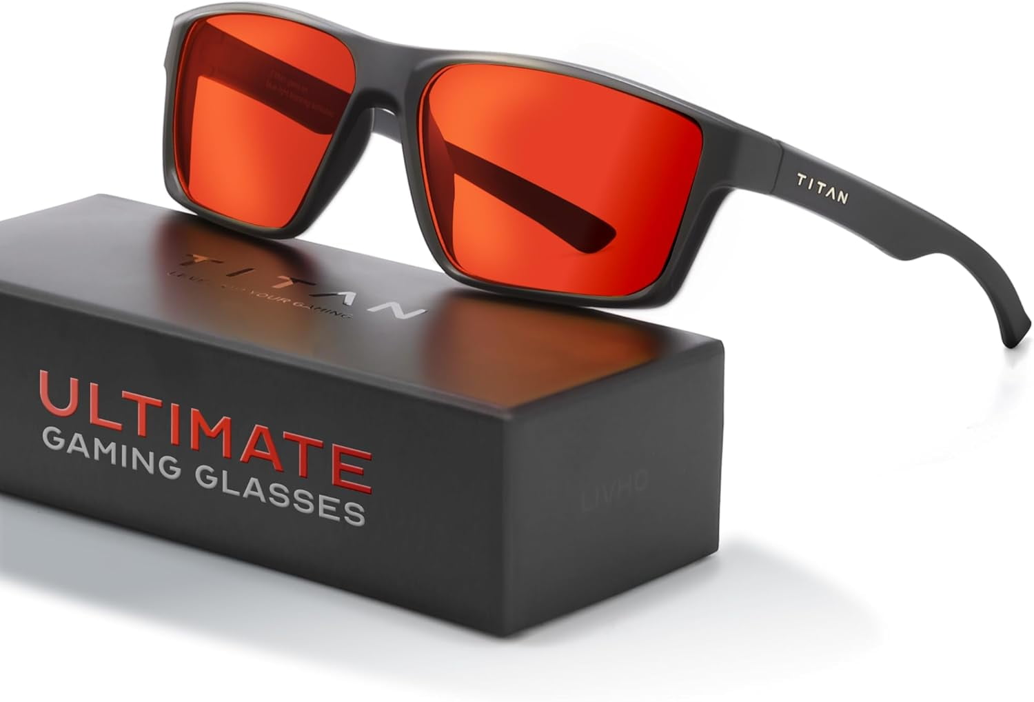 Titan Gaming Glasses, Blue Light Blocking, Night Driving Glasses for ...