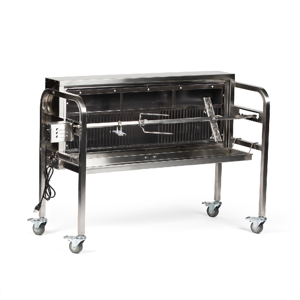 Titan Great Outdoors 13W Stainless Steel Rotisserie Roaster, Rated 88 ...